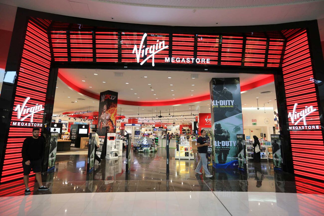 Virgin Mega Store, The Dubai Mall and Mall of Emirates - Graniti UAE ...